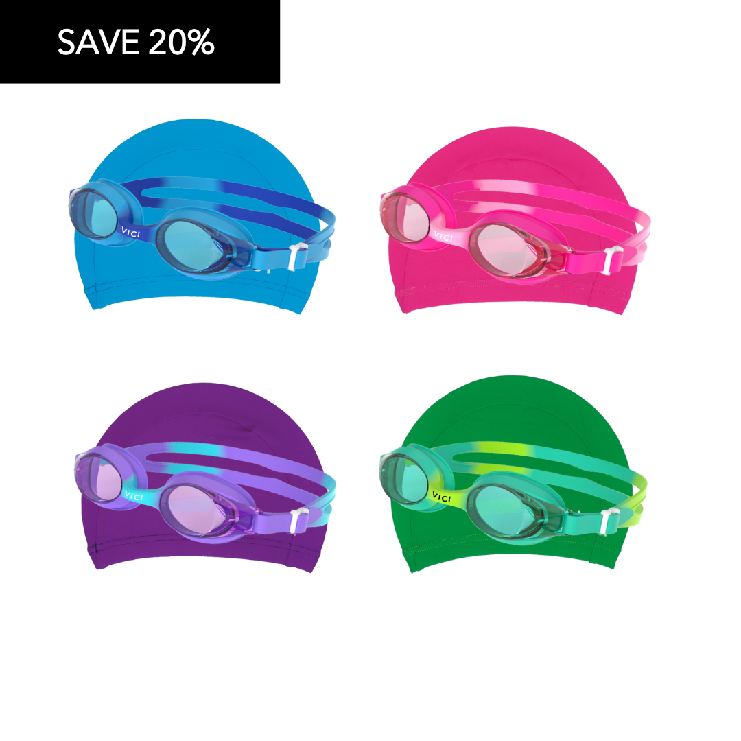 Bundle - My First Goggle & Cap – VICI SWIM